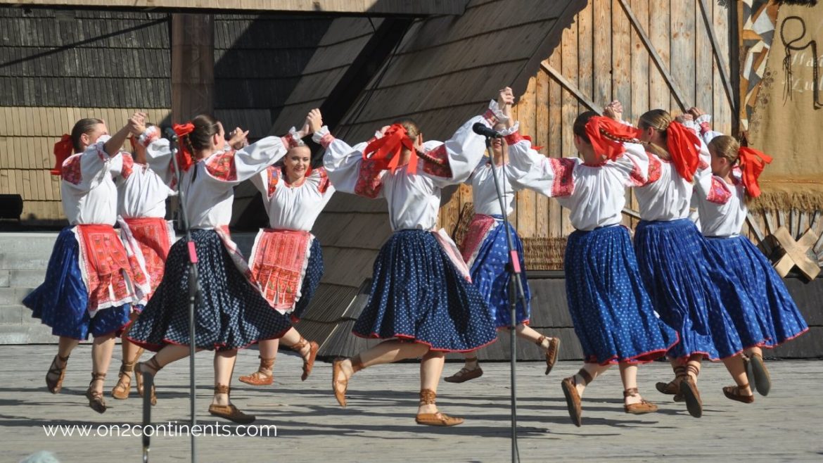 SLOVAK FOLKLORE IN PICTURES - ON 2 CONTINENTS